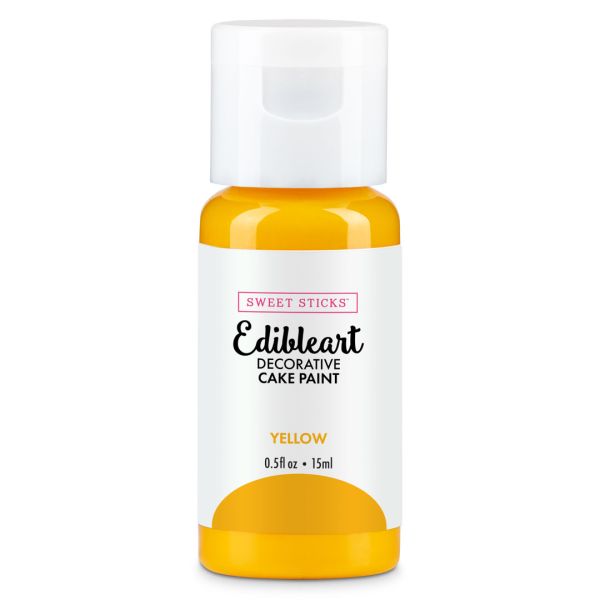 Shop Sweet Sticks Edible Art Paint Yellow | Sweet Sticks | Coast Cakes