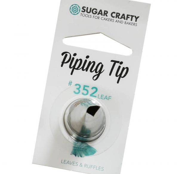 Shop 352 Leaf Piping Tip | Sugar Crafty | Coast Cakes