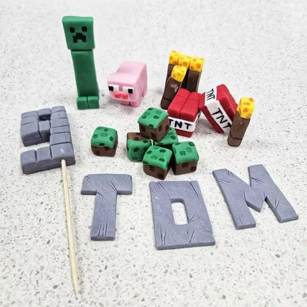 Shop Minecraft Topper Set | Cake Decorating Supplies NZ | Coast Cakes