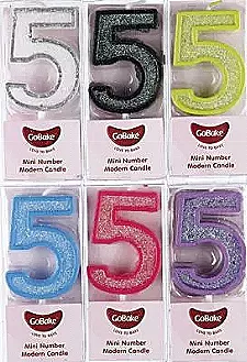 Shop GoBake Mini Number 5 Candle | GoBake | Coast Cakes