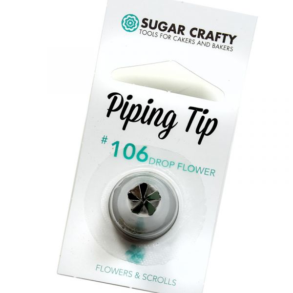 Shop 106 Drop Flower Piping Tip | Sugar Crafty | Coast Cakes