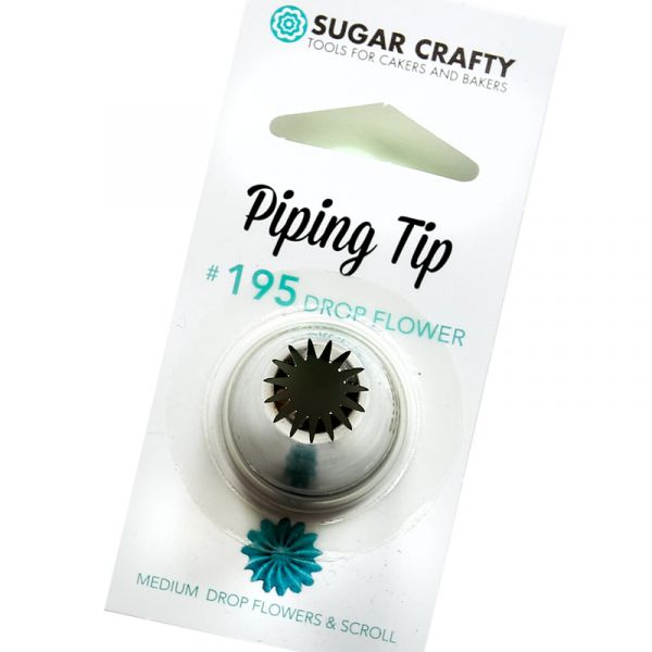 Shop 195 Drop Flower Piping Tip | Sugar Crafty | Coast Cakes