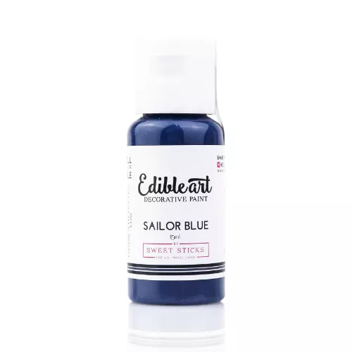 Shop Sweet Sticks Edible Art Paint -Sailor Blue | Cake Decorating ...