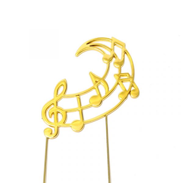 Shop Gold Music Topper | Sugar Crafty | Coast Cakes