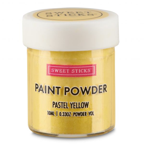 Shop Pastel Yellow Paint Powder | Sweet Sticks | Coast Cakes