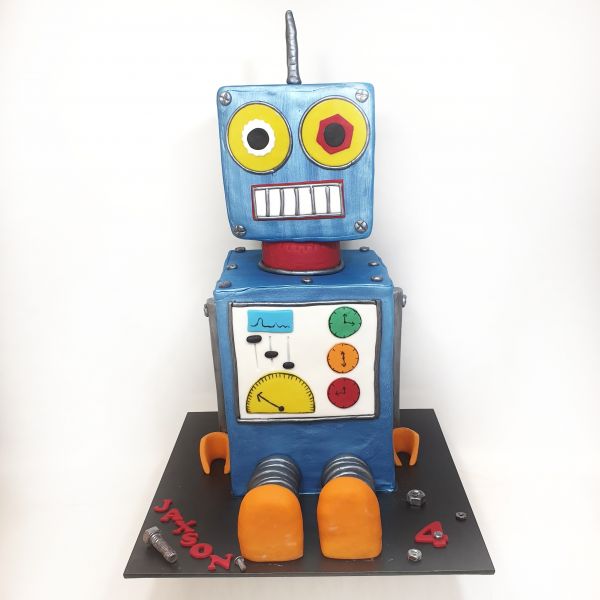 Robot Cake | Coast Cakes