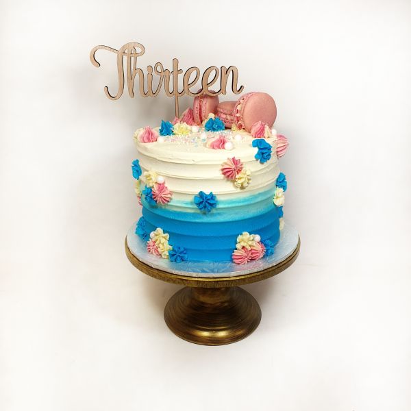 Shop Blue Macarons | Coast Cakes