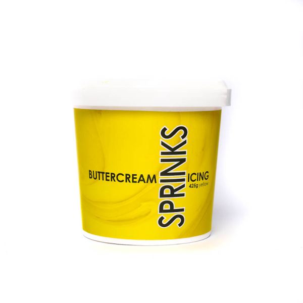 Shop Yellow Buttercream Icing | Sprinks | Coast Cakes
