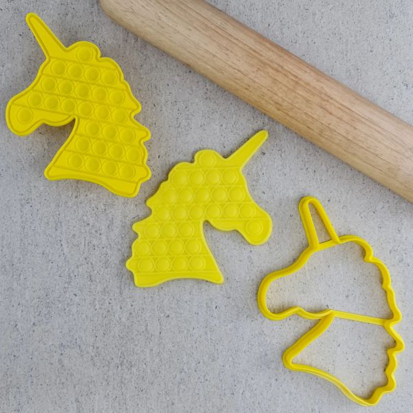 Shop Unicorn Pop-it | Custom Cookie Cutters | Coast Cakes
