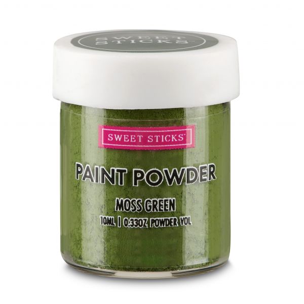 Shop Moss Green Paint Powder | Sweet Sticks | Coast Cakes