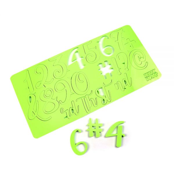 Shop Curly Numbers Set | Sweet Stamp | Coast Cakes