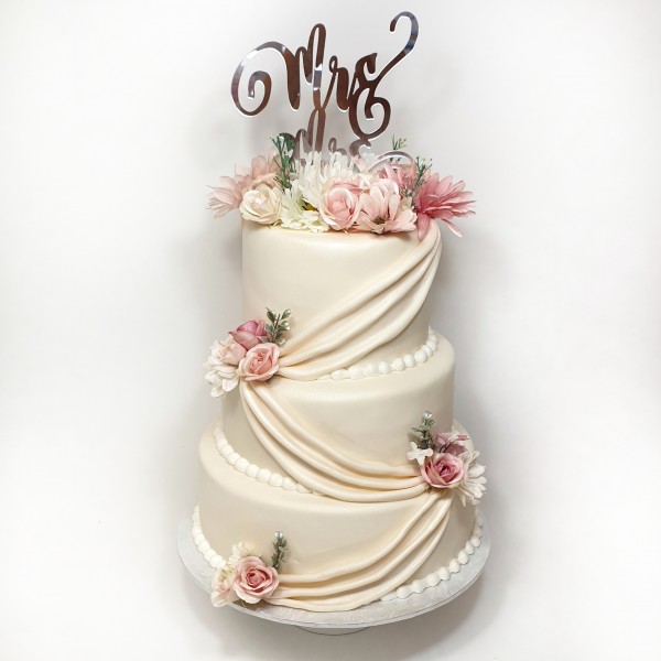 Draped Floral | Coast Cakes